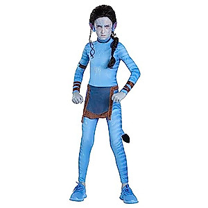 Spirit Halloween Avatar The Way of Water Kids Jake Sully Costume - S | Officially Licensed | Couples Costumes