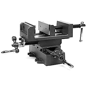 WEN Cross Vise, 4.25-Inch with Compound Slide for Mills and Drill Presses (CV414),Black