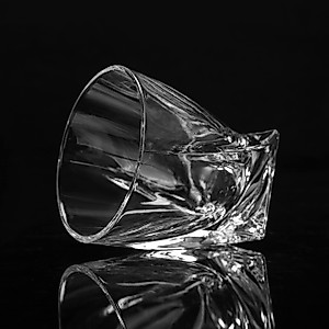 Whiskey Stones Gift set for Men, Bourbon Glasses Set of 2 With 6 Whiskey Bullets in Luxury Box. Unique Gifts for Dad Boyfriend Brother Husband for Birthday Anniversary