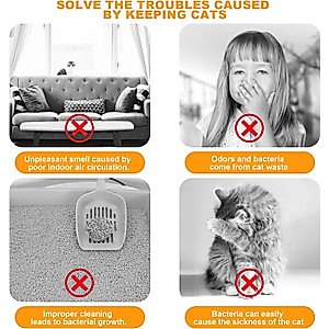 Taleva Cat Litter Deodorizer, Cat Litter Deodorizing Granules, Cat Litter Sterilization Deodorization Beads, Cat Litter Powerful Odor Eliminating Beads, Pet Mat Powerful Deodorizing Beads
