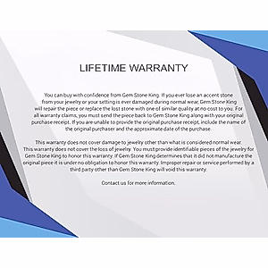 Gem Stone King 10K Rose Gold 6MM Round Gemstone Birthstone White Created Sapphire and White Diamond Accent 3-Stone Engagement Ring | Three-Stone Wedding Anniversary Promise Ring For Women