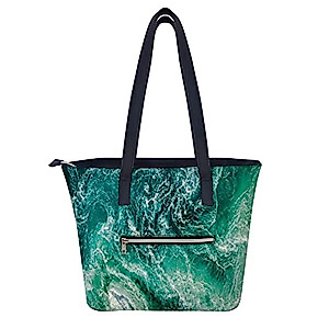 Whirlpools of The Maelstrom Women's Tote Bag PU Leather Shoulder Bag Handbags Purse For Work Shopping Travel