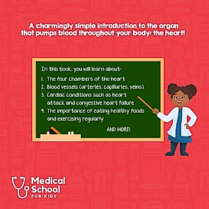 Cardiology for Kids: A Fun Picture Book About the Cardiovascular System for Children (Gift for Kids, Teachers, and Medical Students) (Medical School for Kids)