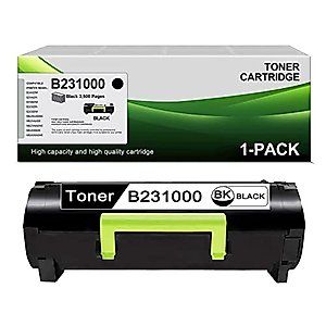 XENONK B231000 Compatible Toner Cartridge Replacement for Lexmark B2442dw B2546dn B2546dw B2650dn B2650dw MB2442adwe MB2546ade MB2546adwe MB2650ade MB2650adwe Printer Toner Cartridge (1 Pack, Black)