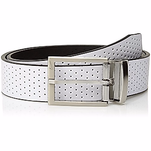 Nike Mens Pin Dot Perf Reversible Apparel-belts, White/Black, 36 US