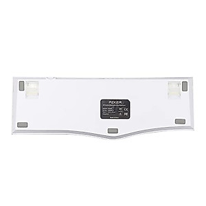 EPOMAKER Feker Alice Layout Gasket 68-Key Hot Swappable Bluetooth/2.4Ghz/ Type-C Wired/Wireless Gaming Keyboard, with 8000mAh Battery, NKRO, RGB Backlight, Dye-sub PBT Keycaps, for Win/Mac(White)