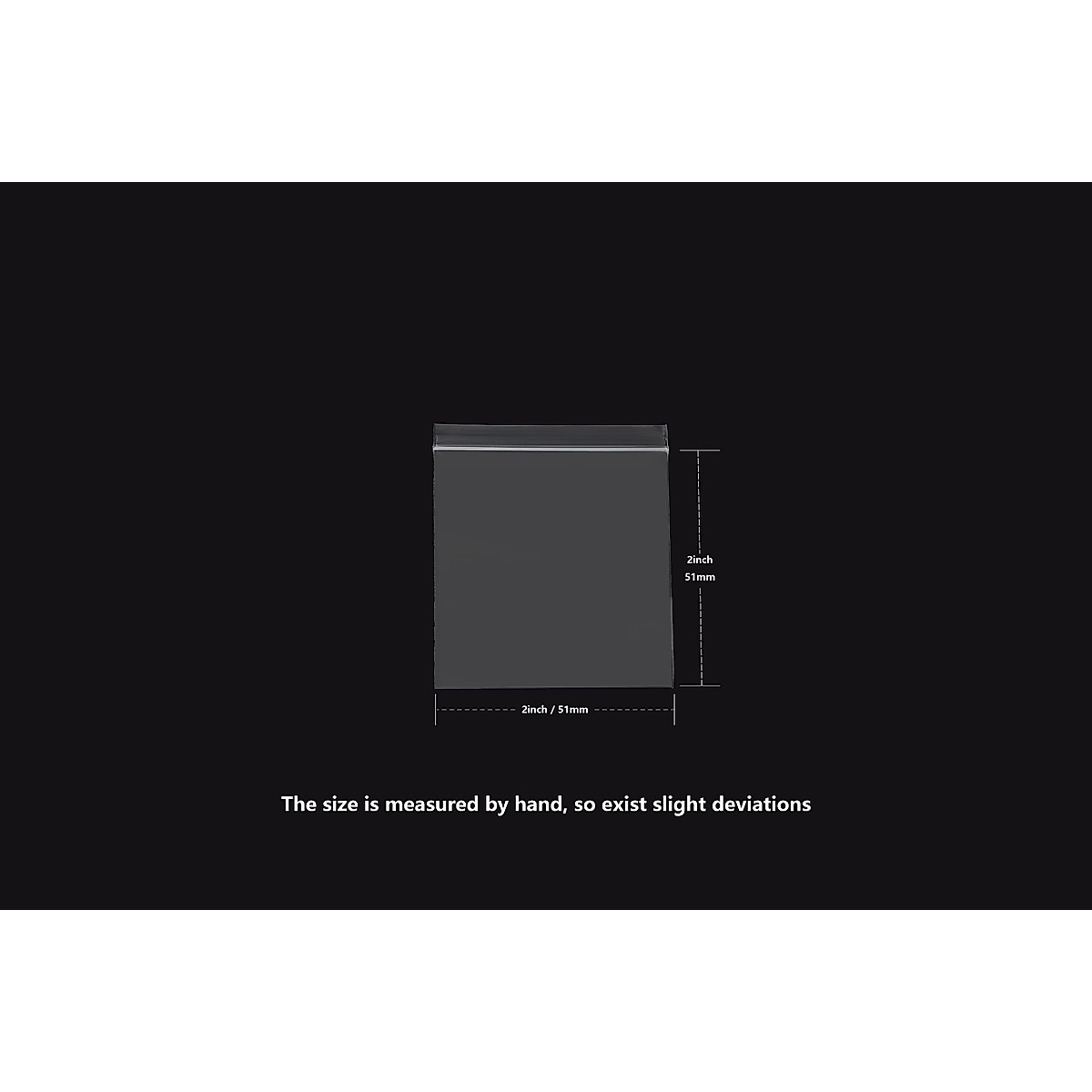 500Pcs Mini Ziplock Bags 2 x 2 Inches | Small Ziplock Bags | Tiny Ziplock Bags | Small Plastic Bags | Small Jewelry Bags | Small Zip bags | Plastic Bags for Jewelry