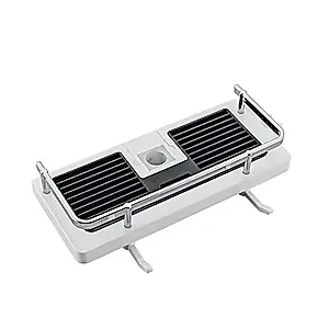 POROPL Shower Rack Soap Holder for Bathroom - Shower Caddy Shelves Slide Bar for Shower Head Shampoo,Soap Holder Suitcase Shower Shelves with Hanging Hook (White)