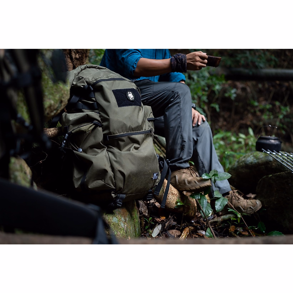 OneTigris WILD ROCKET 45L Backpack - Durable 500D Cordura Nylon ALICE Pack, Hiking Daypack for Outdoor Adventures