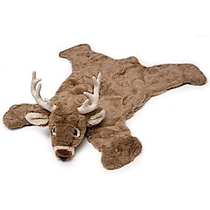 Carstens Plush White Tail Deer Animal Rug, Large