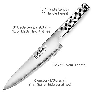 Global 8" Chef's Knife & Paring Knife Set