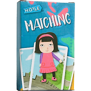 Hoyle 6 in 1 Fun Pack Kids Playing Cards Games Go Fish Crazy 8s Old Maid Slapjack