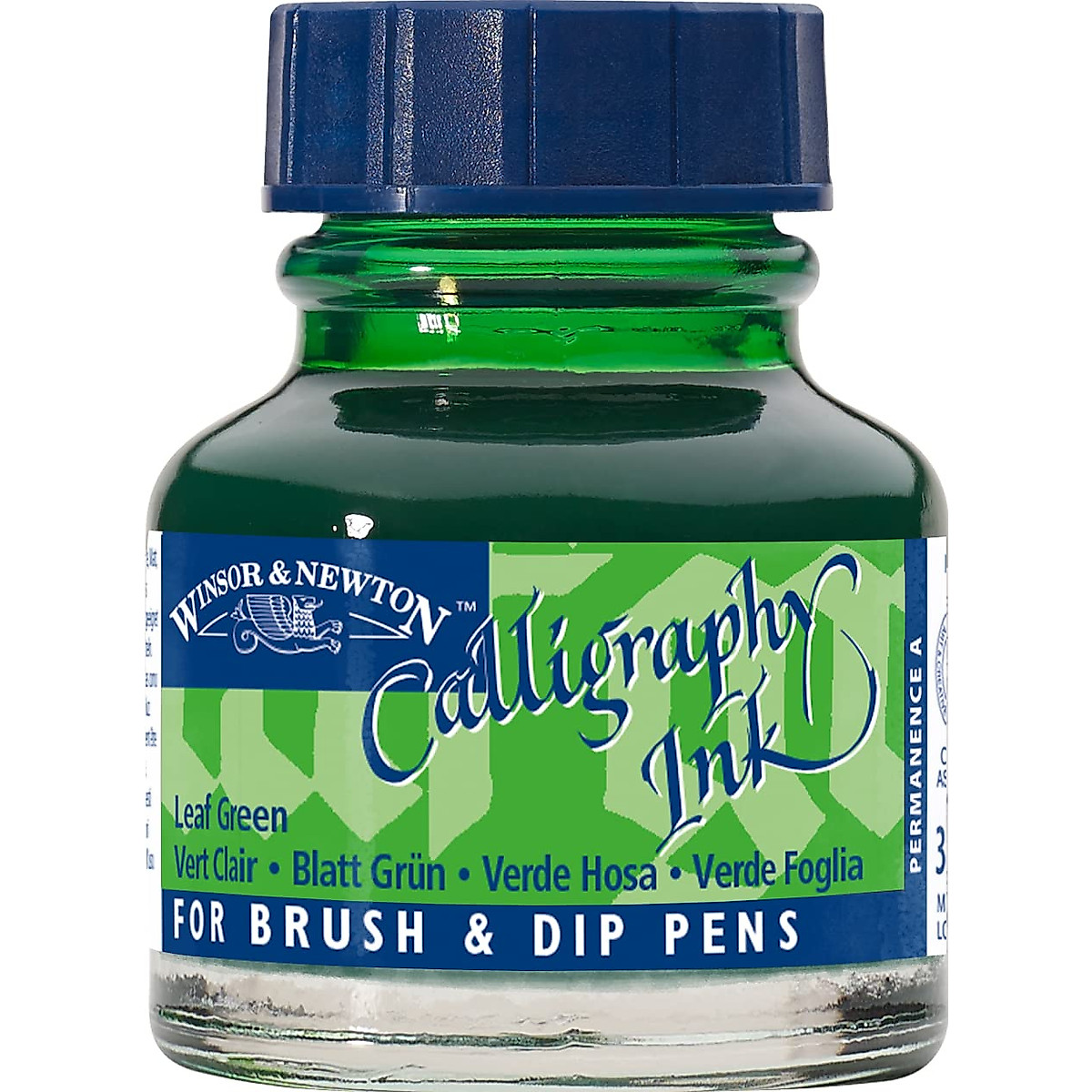 Winsor & Newton Calligraphy Ink, 30ml (1-oz) Bottle, Leaf Green