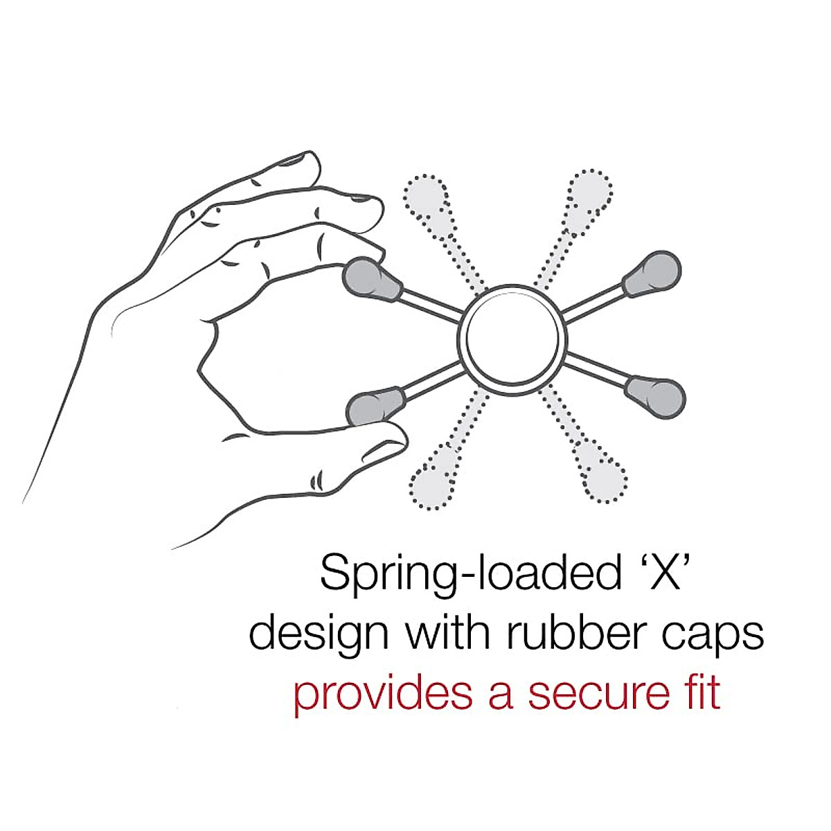 RAM MOUNTS X-Grip Large Phone Mount with Low-Profile RAM Tough-Claw RAM-HOL-UN10-400-2U for Rails 0.625" to 1.5" in Diameter