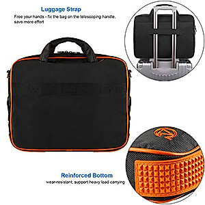 Laptop Tablet Shoulder Bag Sleeve Travel Briefcase 12 Inch for Samsung Galaxy Tab S9+/S8+/S7+/S7 FE, HP Envy x2 LTE, Surface Go 4, iPad Pro 11/Air 10.9