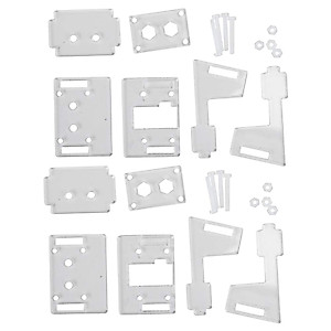 Acrylic Bracket for Raspberry Pi, Protective Case LCD Display Screen Holder Stand Cover for Raspberry Pi 8MP Camera(2pcs)