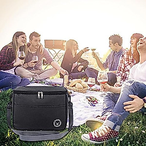 LONGSHENGDA Waterproof Portable Insulation Bag Folding Food Drink Lunch Thermal Carrier Bags