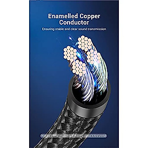 Hubs USB C to 3.5mm Jack Earphone Type C to 3.5 Headphone AUX Adapter Audio Cable USB Hubs (Size : 1.0m)