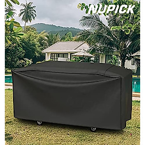 NUPICK Grill Cover for Blackstone 36" Griddle(1984/1868/1923), 600D Waterproof and Weather Resistant, Come with a Round Basting Cover