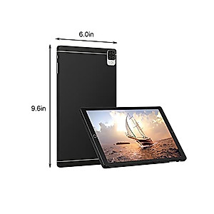 New Metal 10.1 Inch Four Camera HD Tablet WiFi Bluetooth Android Voice Call Game Tablet Supports SIM Communication Function, Front and Rear Dual Cameras