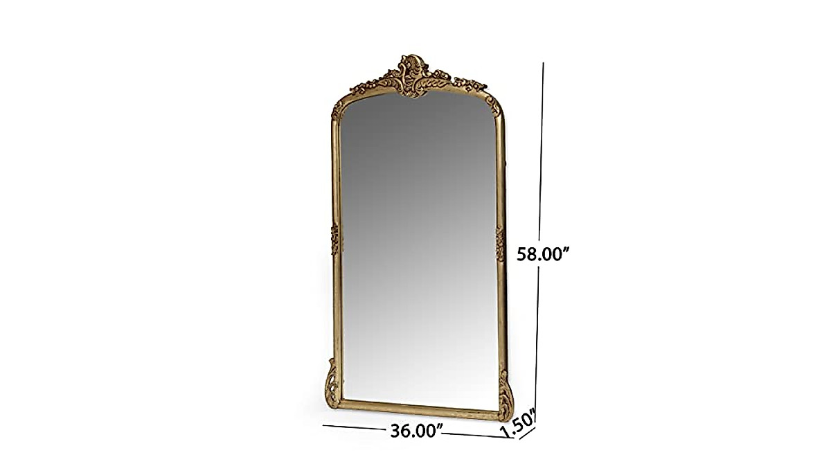 Christopher Knight Home Hardt Antique Gold Mirror - Elegant Wall Decor
