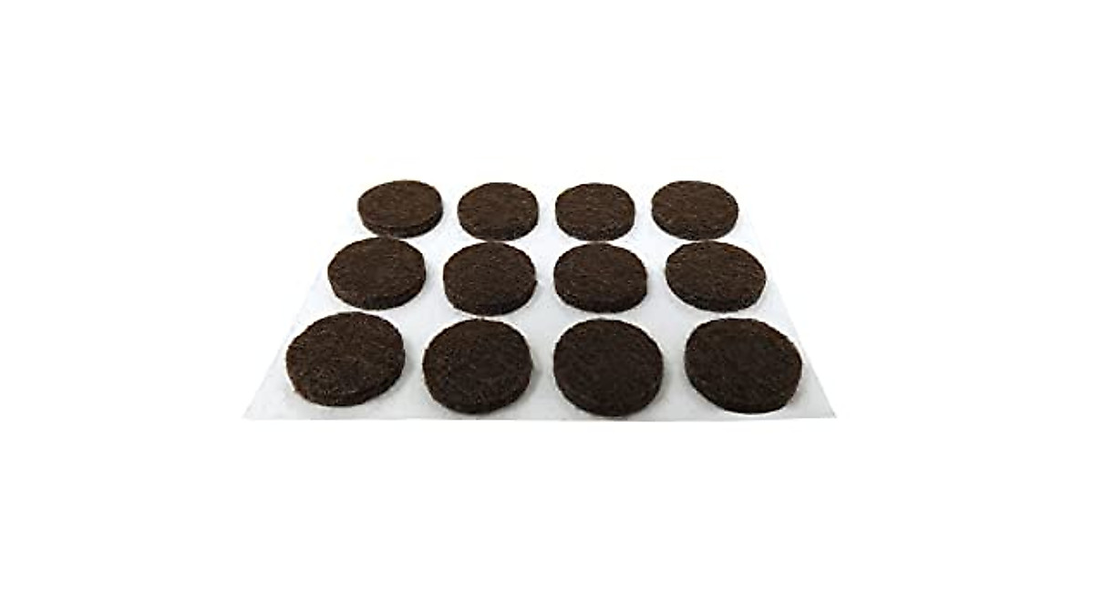 Shepherd Hardware Self-Adhesive Felt Pads – 24 Pack