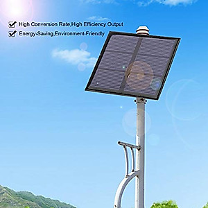 Mini Solar Panel, Portable Solar Panel, 0.7w 1.5v Polysilicon Mini Solar Panel DIY Power Module Charger for 1.2v Battery with Wire for Solar Lamp(70 * 70mm)