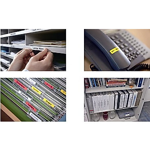 NEOUZA 5PK Compatible for Brother P-Touch Laminated Tze Tz Label Tape Cartridge 9mm x 8m (TZe-721 Black on Green)