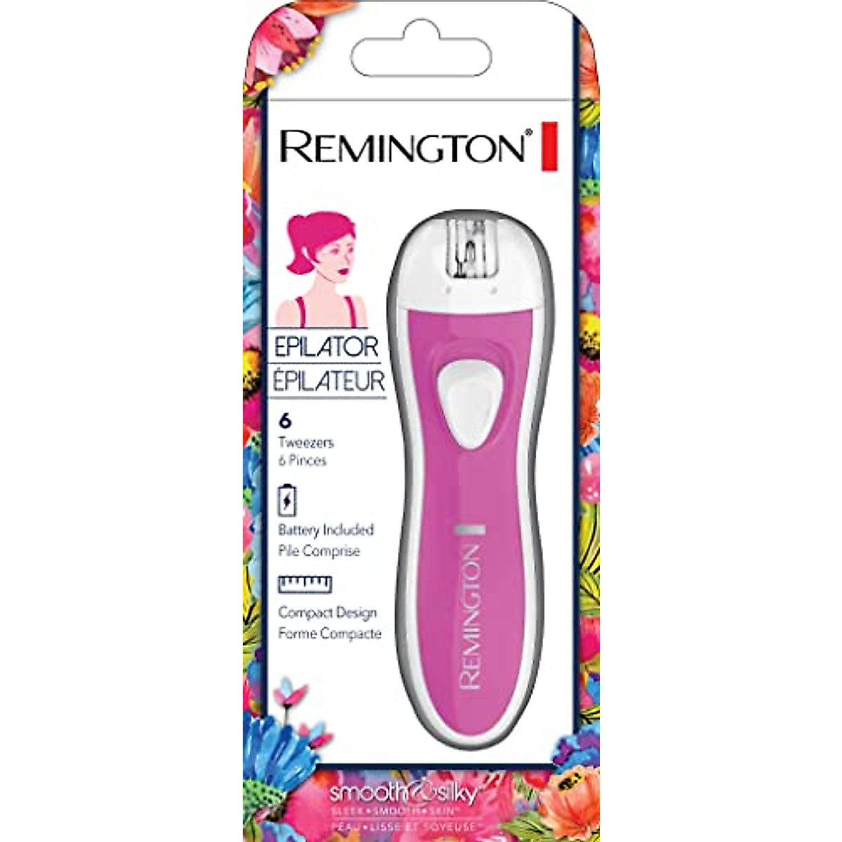 Remington Smooth and Silky Facial Epilator, EP1050CDN