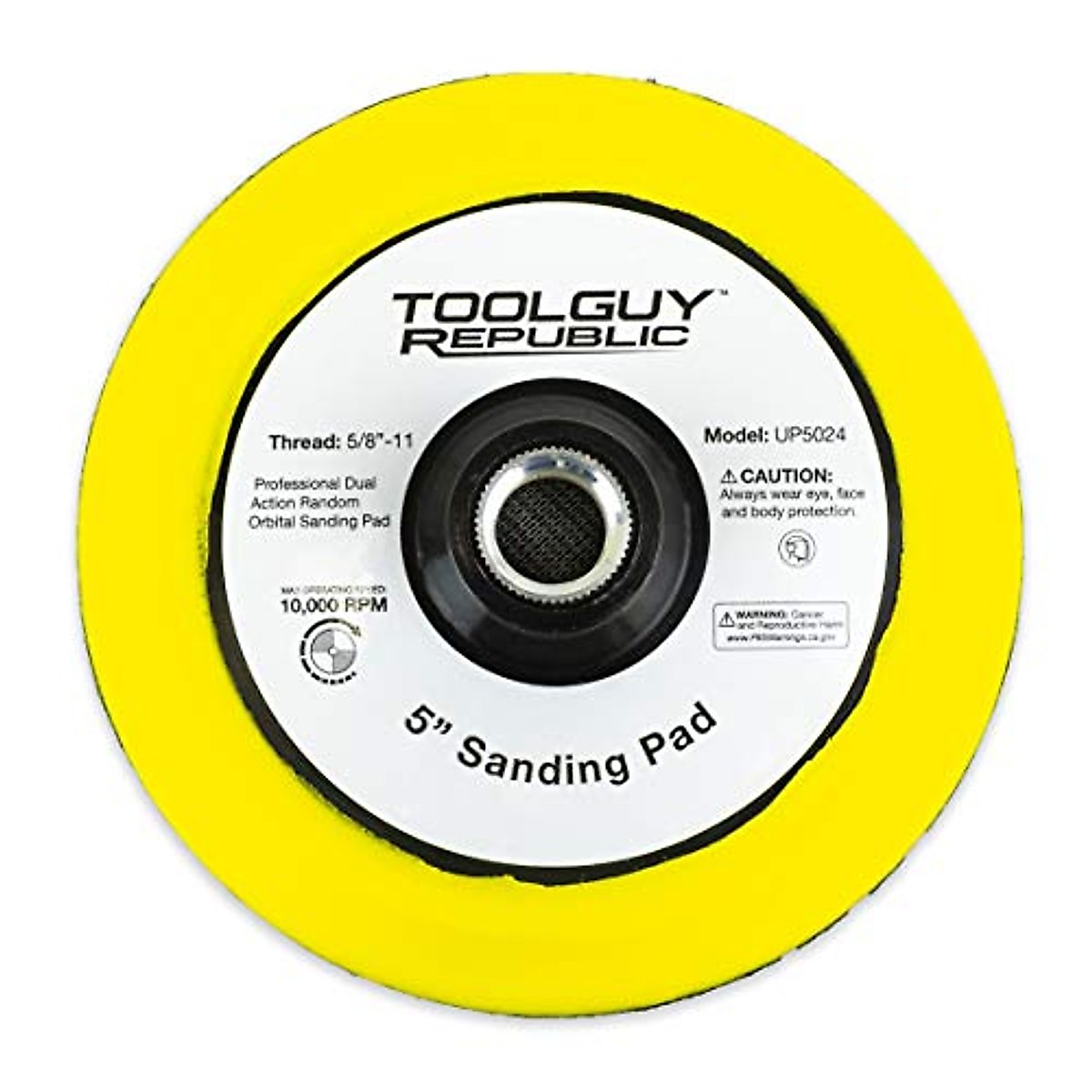 TGR 5" Hook and Loop Sanding Pad with 5/8-11 Threads (1)
