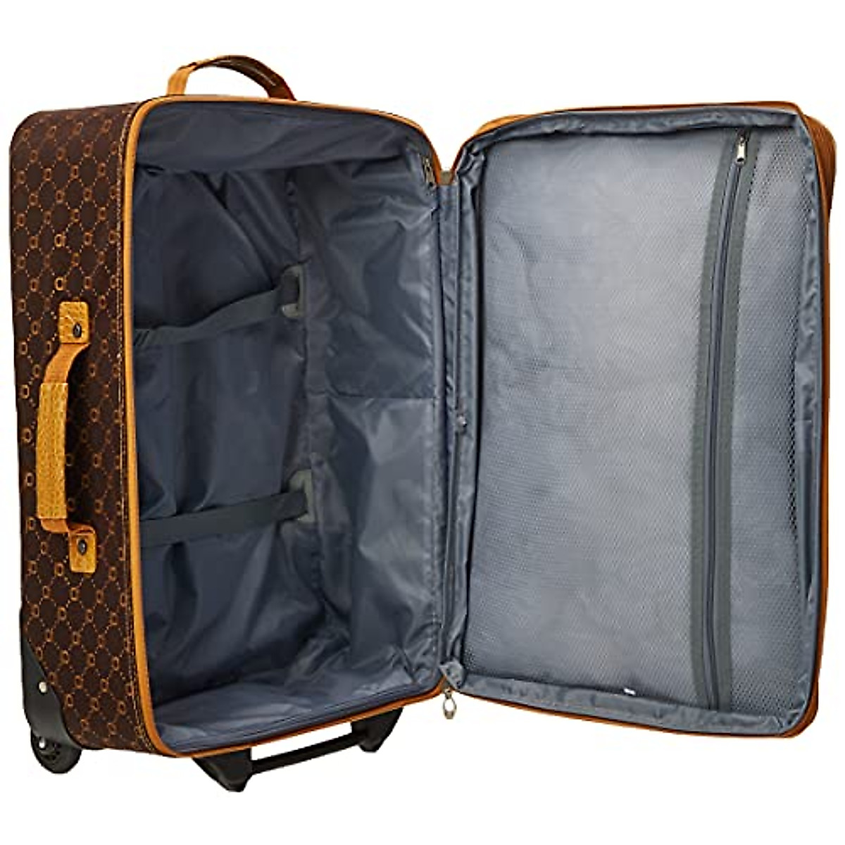 American Flyer Luggage Signature 4 Piece Set, telescoping_handle, Chocolate Gold, One Size