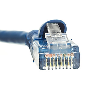 CABLYTIC (100 Pack Cat 6 Ethernet Cable 150 Feet Blue UTP Booted 150 FT Computer Network Cable, Internet Cable, Cat 6 Cable