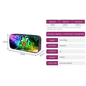 Unspeak-able Kids School Bag Set Boys Pencil Case Backpack Starry Sky Printing Book Bags Travel Daypack Girls Game Fans Gift (Sky)