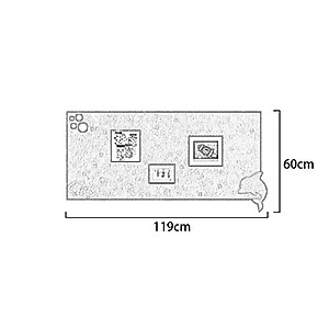 Creative Dolphin Wall Stickers, Children's Room Felt Photo Wall, Kindergarten Works Cork Board Display Board