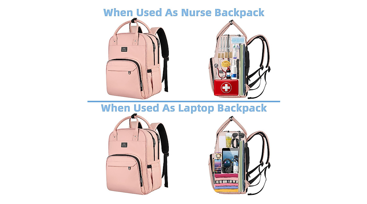 Nursing School Backpack with Organizer & Waterproof Design | MATEIN