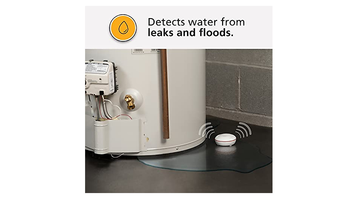 Kidde WiFi Water Leak Detector & Freeze Alarm, Alexa Device, Smart Leak ...