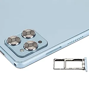 Rosvola 10in Tablet, for Android 11 Blue 100‑240V Tablet PC for Travel (Blue)