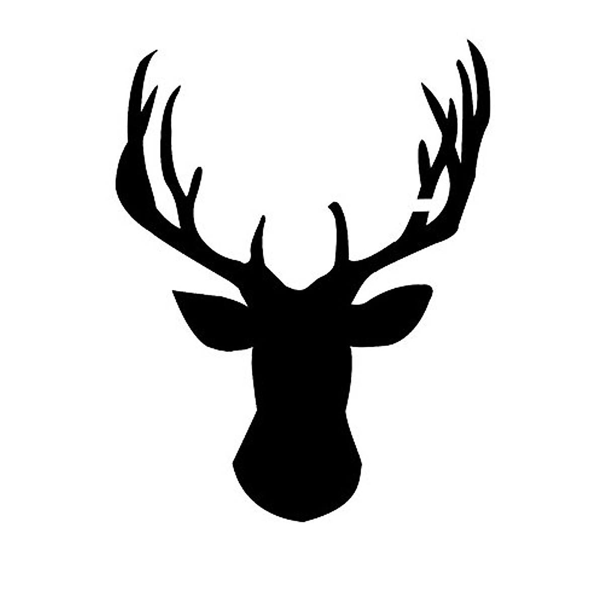 22x28 Deer Head Style 3 Stencil Made from 4 Ply Matboard