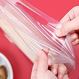 Reusable Airtight Food Storage Bags - large capacity,Great for Dry Food Storage Cookies,Candy,Coffee, Tea, Cereal,Flour & Sugar - Resealable Clear Party Favor Treat Bags Pouches -Standable 10pcs