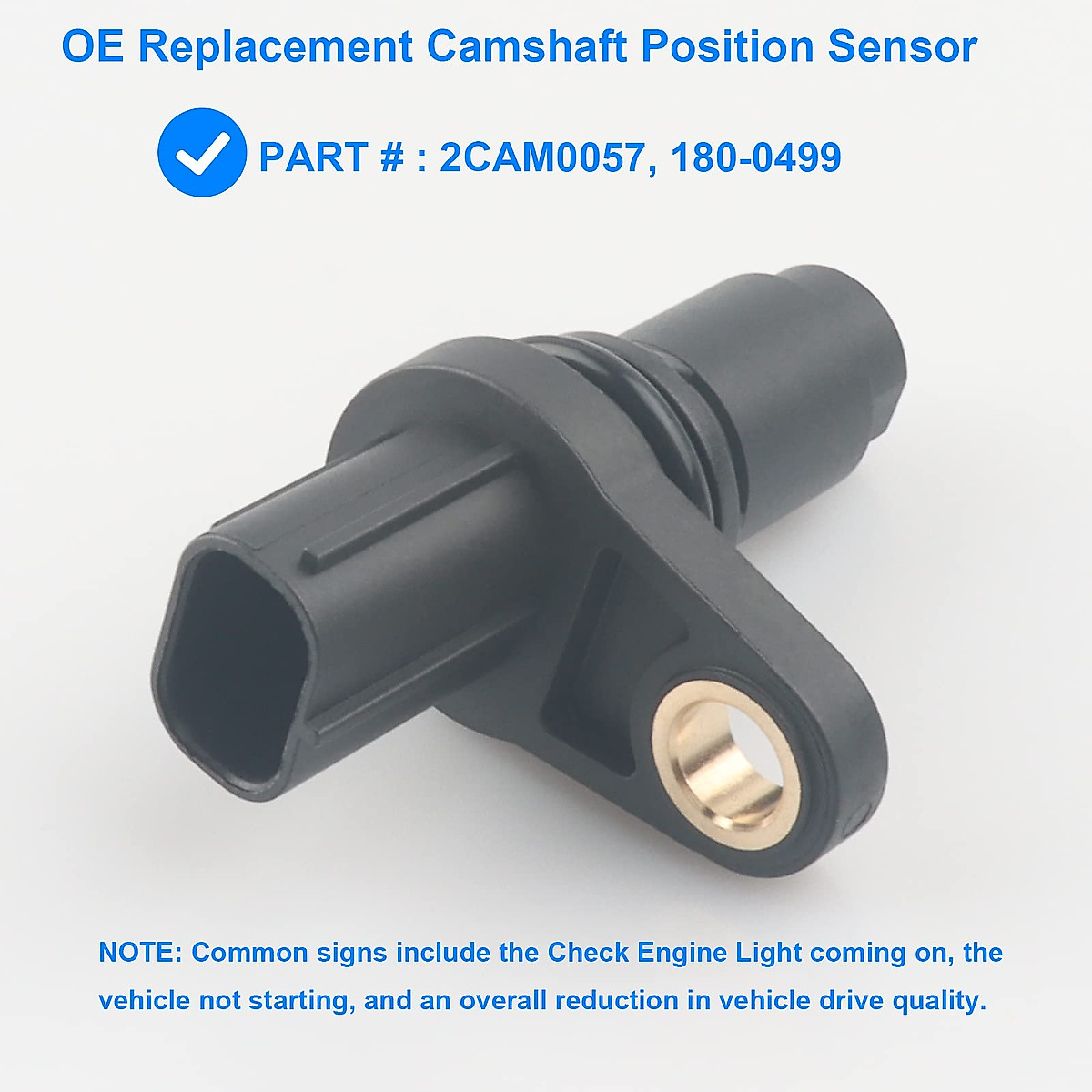 Camshaft Position Sensor, Cam Sensor Replace 2CAM0057, 180-0499 Compatible with Toyota Lexus - 4Runner Avalon Camry Corolla Highlander Matrix Prius RAV4 Sequoia Sienna Tacoma Tundra ES350 RX350, More