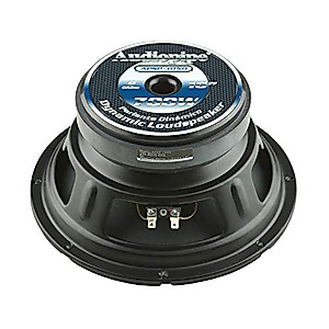 Audiopipe APSP-1050 10 Inch 700 Watt MAX, 350 Watts RMS, and 8 Ohm Dynamic Mid Range Car Audio Loudspeaker with 2.5 Inch Kapton Voice Coil, Black