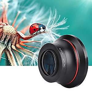 Wide Angle Lens, 37mm 0.39X, with Phone Clip, for DV Cameras Mobile Phones