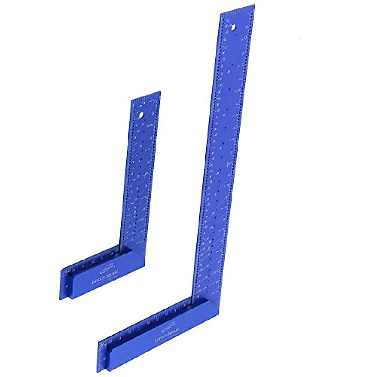iGaging Layout Square Set of Two 7" & 12" w/Center Finder Bevel Gauge