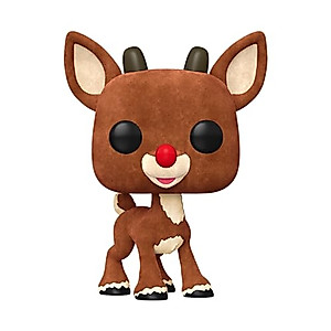 Funko Pop! Movies: Rudolph The Red-Nosed Reindeer - Rudolph (Flocked), Amazon Exclusive