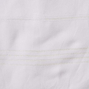 Bersuse 100% Cotton - Anatolia XL Throw Blanket Turkish Towel - 61 x 82 Inches, White