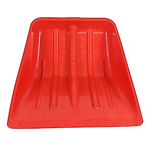 plplaaoo Snow Shovel,Wear Resistant Tough Portable Snow Shovel,Large Capacity Red Thickened PP Plastic Snow Shovel for Car,for Car, Snowmobiles,Garden,Beach(1501-5)