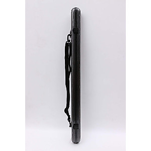 yinfente Violin Cello Bow Case Bow Bag Carbon Fiber Violin Bow Cases Strong Light Hold 2pcs Bow (black)