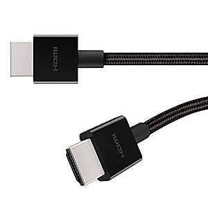 Belkin Ultra HD HDMI 2.1 Cable 6.6FT/2M, 4K Ultra High Speed HDMI Cable, 48Gbps HDMI 2.1 Braided Cord, Dolby Vision HDR & 8K@60Hz Capable, Compatible w/ Playstation, PS4, PS5, Xbox Series X & More