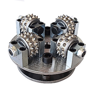 ACTINTOOL 6 inch Coating Removing Anti Slip Concrete Stone Texturing bush hammer tool for angle grinder, Concrete Patch Repair Prepare Bushing Hammer (Arbor: 5/8"-11 Threaded)