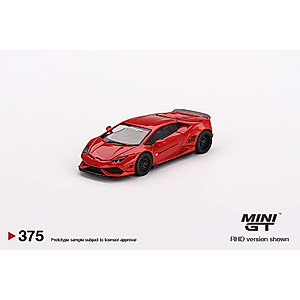 True Scale Miniatures LB Works Model Car Compatible with Lamborghini Huracan ver. 2 (Red) Limited Edition 1/64 Diecast Model Car MGT00375
